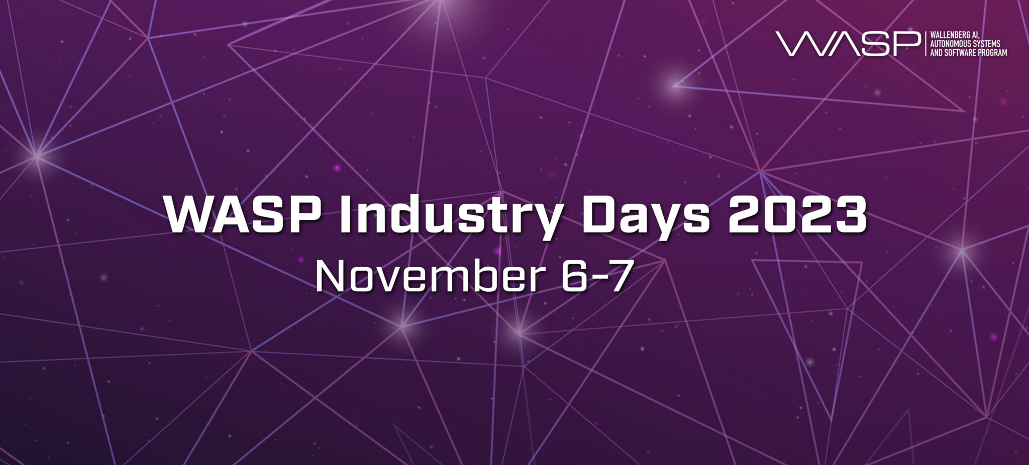 WASP Industry Days November 6-7 2023 | WASP